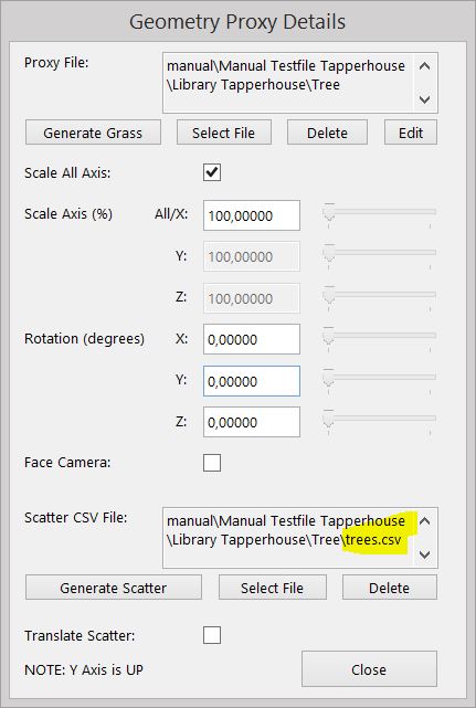 Instancing Scattering Proxy