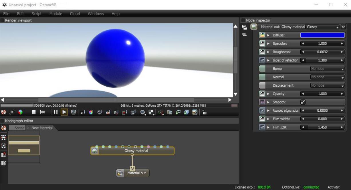 The OctaneVR® Window
